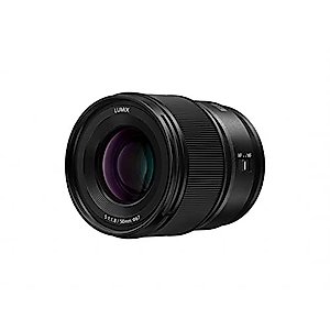 Panasonic LUMIX S Series Camera Lens, 50mm F1.8 L-Mount Interchangeable Lens for Mirrorless Full Frame Digital Cameras, S-S50
