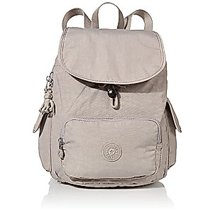 Kipling Women's City Pack Small Backpack, Lightweight Versatile Daypack, Bag, Grey Gris