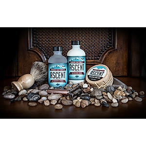 Himalayan Ascent Aftershave Splash for Men - Scent: Blue Pine, Sandalwood, Cedar, Mandarin & Amber - 4oz