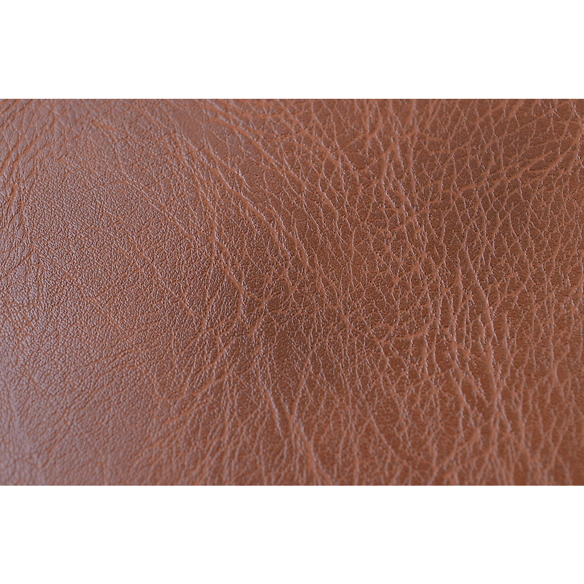 Wento Thick 1 Yard Faux Leather Fabric Soft Skin Grain PU Leather Fabric for Furniture Cover Reupholster Sofa Chairs Cushiones Vinyl Upholstery Fabric (1yard,Brown)