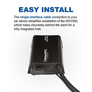 SiriusXM SXV300v1 Connect Vehicle Tuner Kit for Satellite Radio with Free 3 Months Satellite and Streaming Service (Renewed)