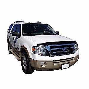 Auto Ventshade [AVS] Aeroskin Hood Protector | 2007 - 2017 Ford Expedition, Low Profile/Flush - Smoke | 322033