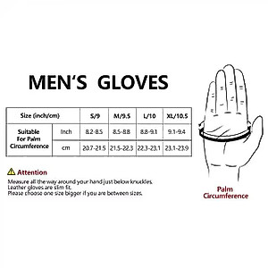 FIORETTO Men Genuine Leather Fingerless Gloves Punk Half Finger Gloves Unlined Sheepskin Gloves for Driving Motorcycle Black Large