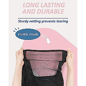 Packing Cubes for Suitcases, BAGSMART 6 Carry On Suitcase Organizer Bags Set Travel Packing Cubes for Women, Lightweight Luggage Organizer Bags with Shoe Bag & Luandry Bag, Black