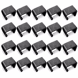 (20 pcs) Outdoor Furniture Clips Patio Sofa Clips ,Sectional Sofa Furniture Chair Clips,Rattan Furniture Clamps Wicker Chair Fasteners, Connect The Sectional or Module Outdoor Couch Patio Furniture