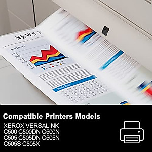 VersaLink C500/C505 Magenta Toner Cartridge, Remanufactured for Xerox 106R03867 Extra High Capacity Toner Cartridge(9,000 Pages)