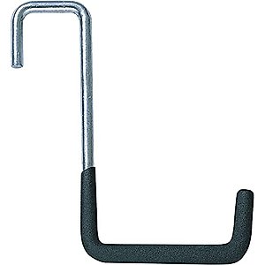 Evenu Rafter Hanger Hook, Large Heavy Duty Holder for Hanging Over Wall or Ceiling Rack, No Screw, Adhesive, Suction or Drilling Needed, Grey