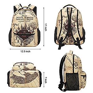 Greenfi 17 Inch Travel Laptop Backpack School Backpack Bag Bookbags Travel Bags Lightweight Backpack for Women Men