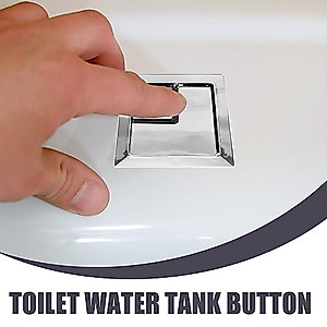 OSALADI Auto Face Tracking Tripod Toilet Water Tank Button Dual Flush Button Bathroom Toilet Push Button Plastic Toilet Flush Button Shower Door Bottom Guide