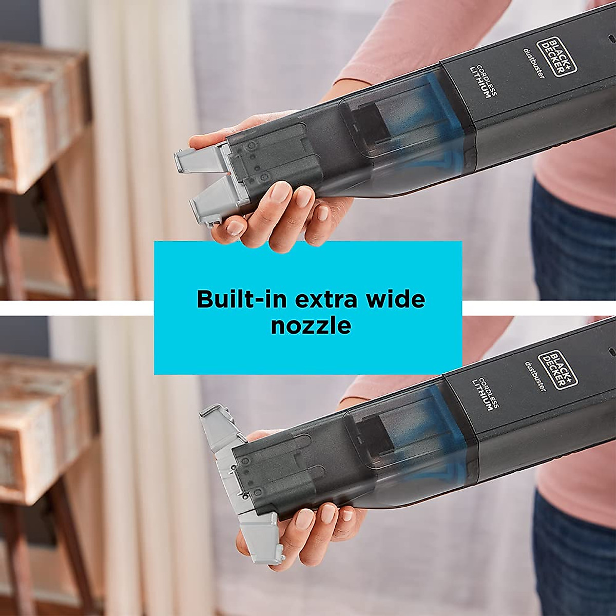 BLACK+DECKER dustbuster® AdvancedClean™ Slim Cordless Hand Vacuum, 12V Max (HLVC320J01)