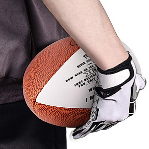 K KENON Engraved Footballs for Son from Mom - Personalized Composite Leather American Football - Anniversary Christmas Graduation Gifts for Son, Package of 1 (for Son from Mom)