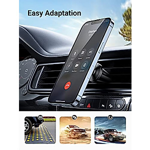 UGREEN Magnetic Phone Holder for Car Strong Magnet Cell Phone Mount Air Vent Compatible with iPhone 14 13 Pro Max Mini, iPhone 12 11 Plus SE XS XR 8 7 Smartphone