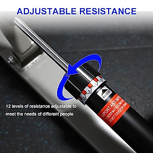 J Bryant Rowing Machine, 12 Levels of Resistance Adjustment Hydraulic Rowing Machine Home Compact Fitness Equipment, 300LBS Loading Capacity