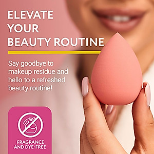 IMPRESA Makeup Sponge Cleaner - 8 oz - Removes Tough Stains, Residue, and Build-Up - Compatible with Foam Makeup Sponges and Beauty Blenders - Fragrance-Free and Dye-Free
