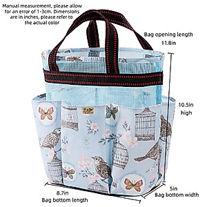 CLXENAN Quick-Drying Shower Caddy Bag for College Dorm Essentials for Bathroom Camp; Gym; Swim; Travel Outdoor