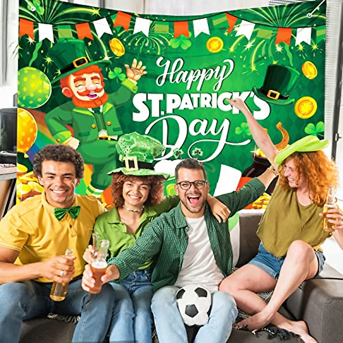 St. Patricks Day Party Supplies Decorations, Happy St. Patricks Day Backdrop, St. Patricks Day Banner Decorations, St. Patricks Party Backdrop, St. Patrick's Day Party Banner, St. Patrick's Background