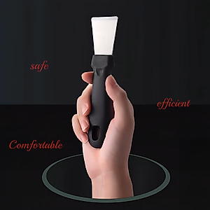 2Piece Kitchen Cleaning Scraper Metal Stiff Scraper QIANBEIY Stainless Steel Paint Scraper Tool,Suitable for Small Spaces, Cooking utensils Pot,Ovens Stoves, Wall Stickers Cleaning