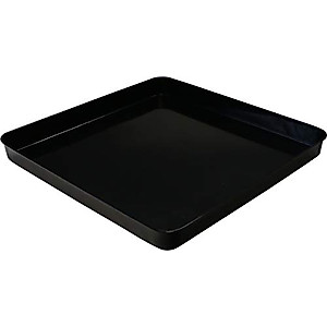 Reston Lloyd G-105-B Square Gas Stove Burner Covers, Set of 4, Black, 9" x 0.75" x 9" (Length x Width x Height)