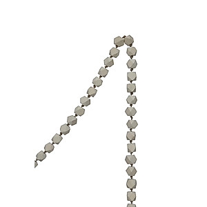 Creative Co-Op Bead Wood Garlands, White, XM4128