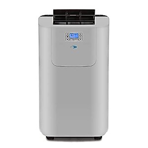 Whynter ARC-122DS 12,000 (7,000 BTU SACC) Elite Dual Hose Portable Air Conditioner, Dehumidifier, Fan and Storage Bag, up to 400 sq ft in Grey, Stainless Steel -2.1 Cubic Feet, Multi