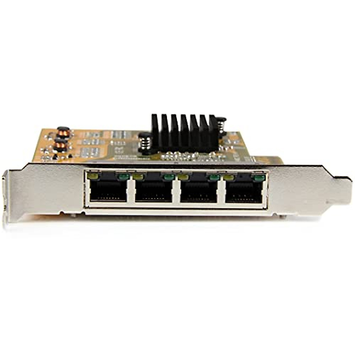 StarTech.com 4 Port PCIe Network Card - Standard Profile - RJ45 Port - Realtek RTL8111H Chipset - Ethernet Network Card - NIC Server Adapter Network Card , TAA (ST1000SPEX43)