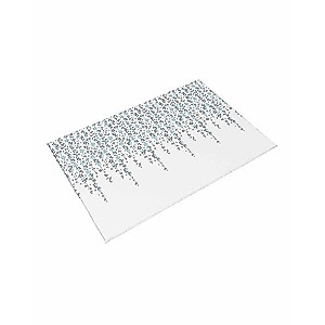 Green Spring Flowers Outdoor Rug for Patio/Deck/Porch, Non-Slip Large Area Rug 5x8 Ft, Green Grey Cherry Blossoms Dangling Indoor Outdoor Rugs Washable Area Rugs, Reversible Camping Rug Carpet Runner