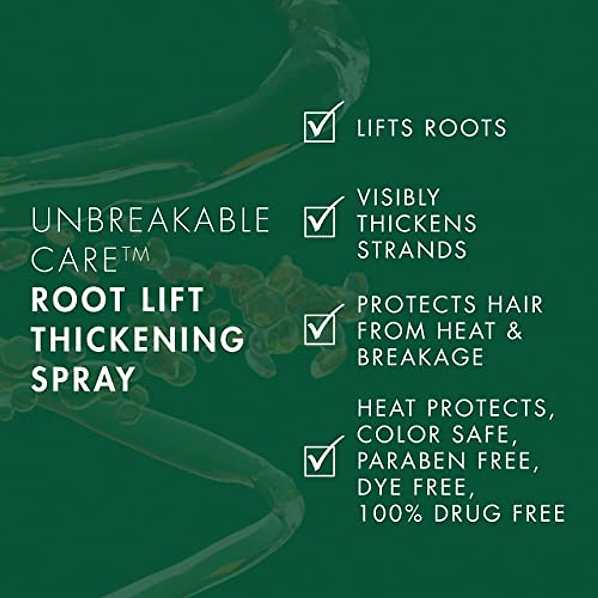 Nexxus Root Lift Thickening Spray Unbreakable Care with ProteinFusion Blend of Biotin, Keratin & Collagen Amino Acids, 6 oz