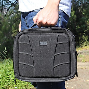 USA Gear Portable DVD Player Headrest Car Mount Display Case, Storage Bag Fits DBPOWER 9.5 Inch, Sylvania SDVD10408, Ematic EPD909, Azend BDP-M1061, Sony BDPSX910, More 7-10 Inches Blu-ray/DVD Players