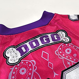 Snoop Doggie Doggs Deluxe Pet Jersey, Boss Lady, Large