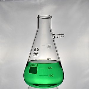 Filter Flask Borosilicate Glass Vacuum Filtering Flask 1,000ml 1L