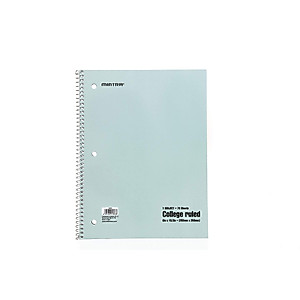 Mintra Office Spiral Notebooks - Pastel, College Ruled, 6 Pack, For School, Office, Business, Professional,70 Sheets