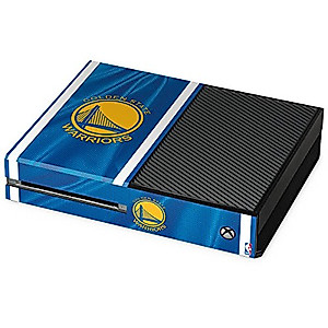 Skinit Decal Gaming Skin compatible with Xbox One Console - Officially Licensed NBA Golden State Warriors Jersey Design