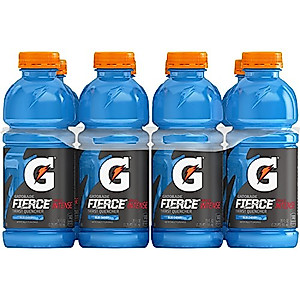 Gatorade Fierce Blue Cherry, 20 Ounce, (Pack of 8)
