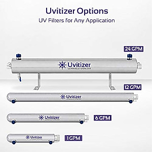 Uvitizer Ultraviolet Bulb UV Light – 10” UV-C Bulb – for Under Sink and Reverse Osmosis UV Water Filtration Systems – 1 GPM