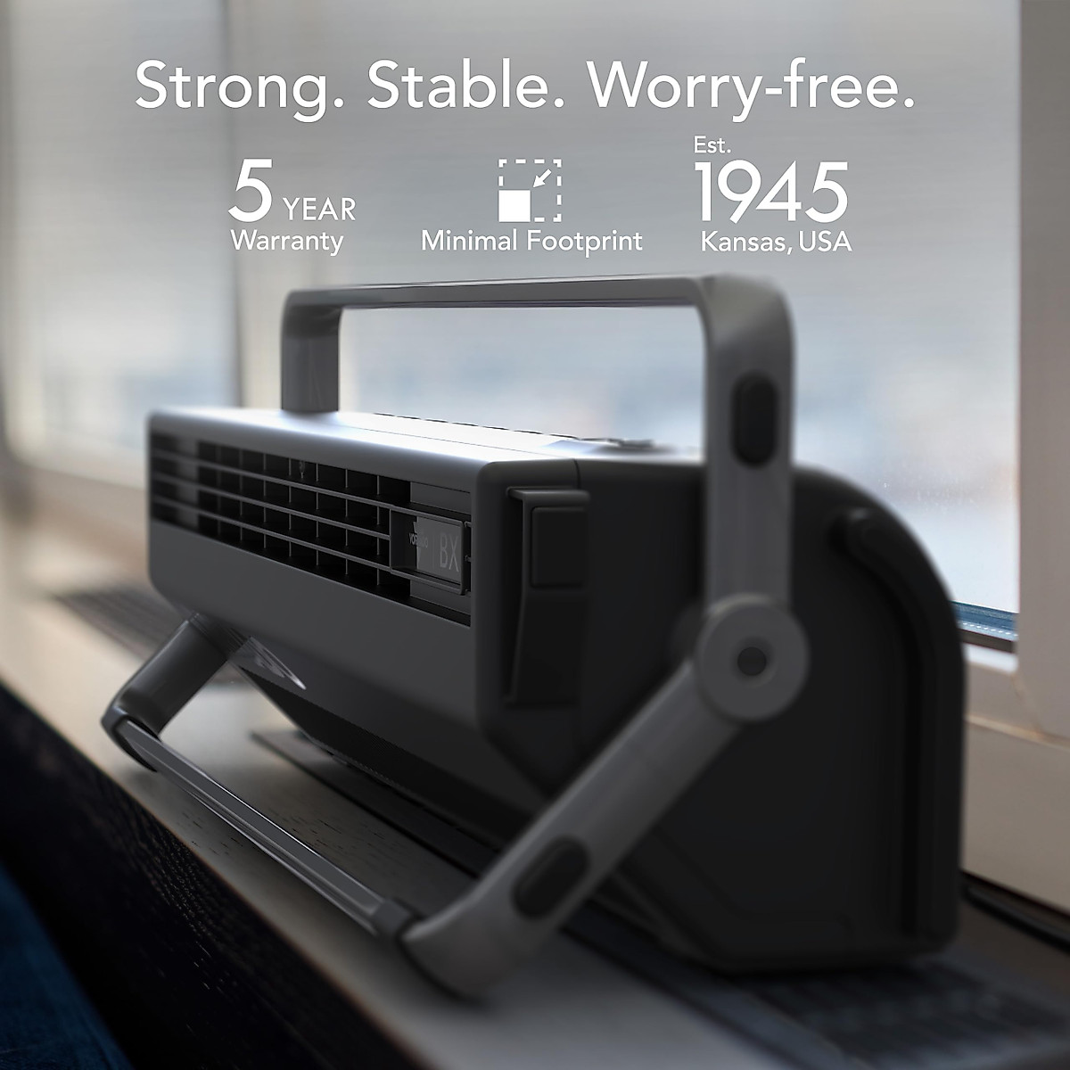 Vornado BXR Horizontal and Tower Fan, Multi-position and Multidirectional High Velocity Fan with Carry Handles, 20 Inch