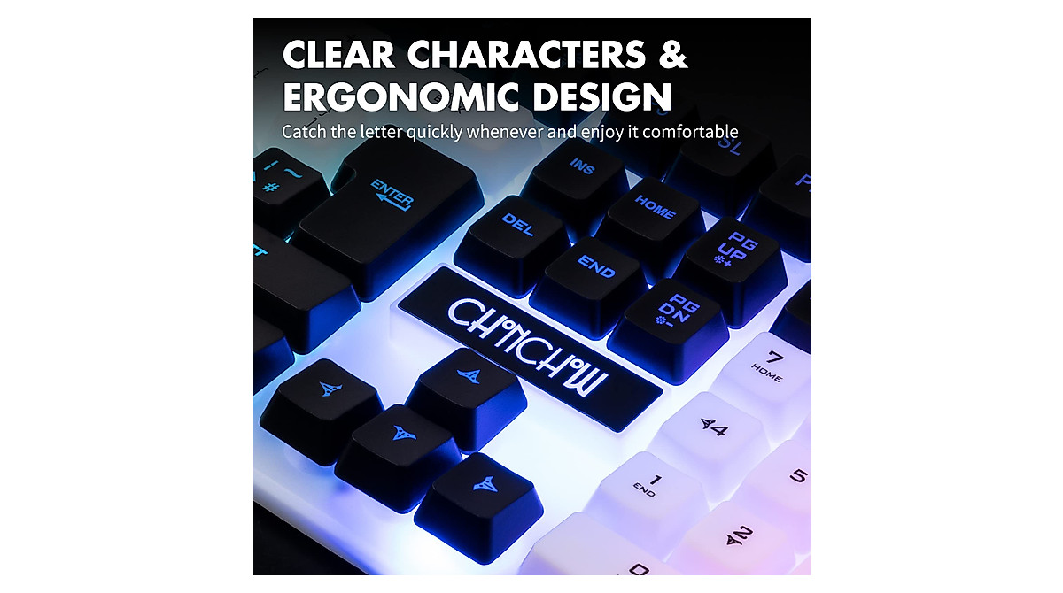CHONCHOW Gaming Keyboard & Mouse Combo - RGB Backlit
