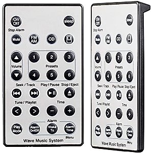 Universal Replacement Remote Control for Bose, for Bose Wave Sound Touch Music Radio System I II III IV (Without Battery)
