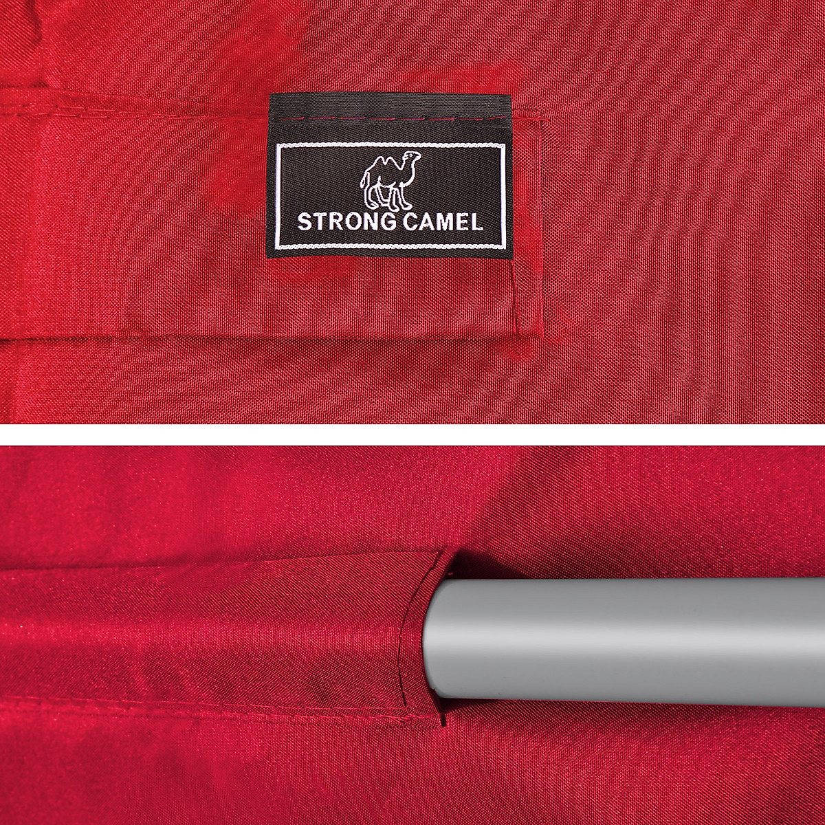 BenefitUSA Canopy ONLY Swing Chair Awning Outdoor Swing Cover Outdoor Patio Swing Canopy Replacement Porch Top Cover for Seat Furniture (65"x45", Burgundy)