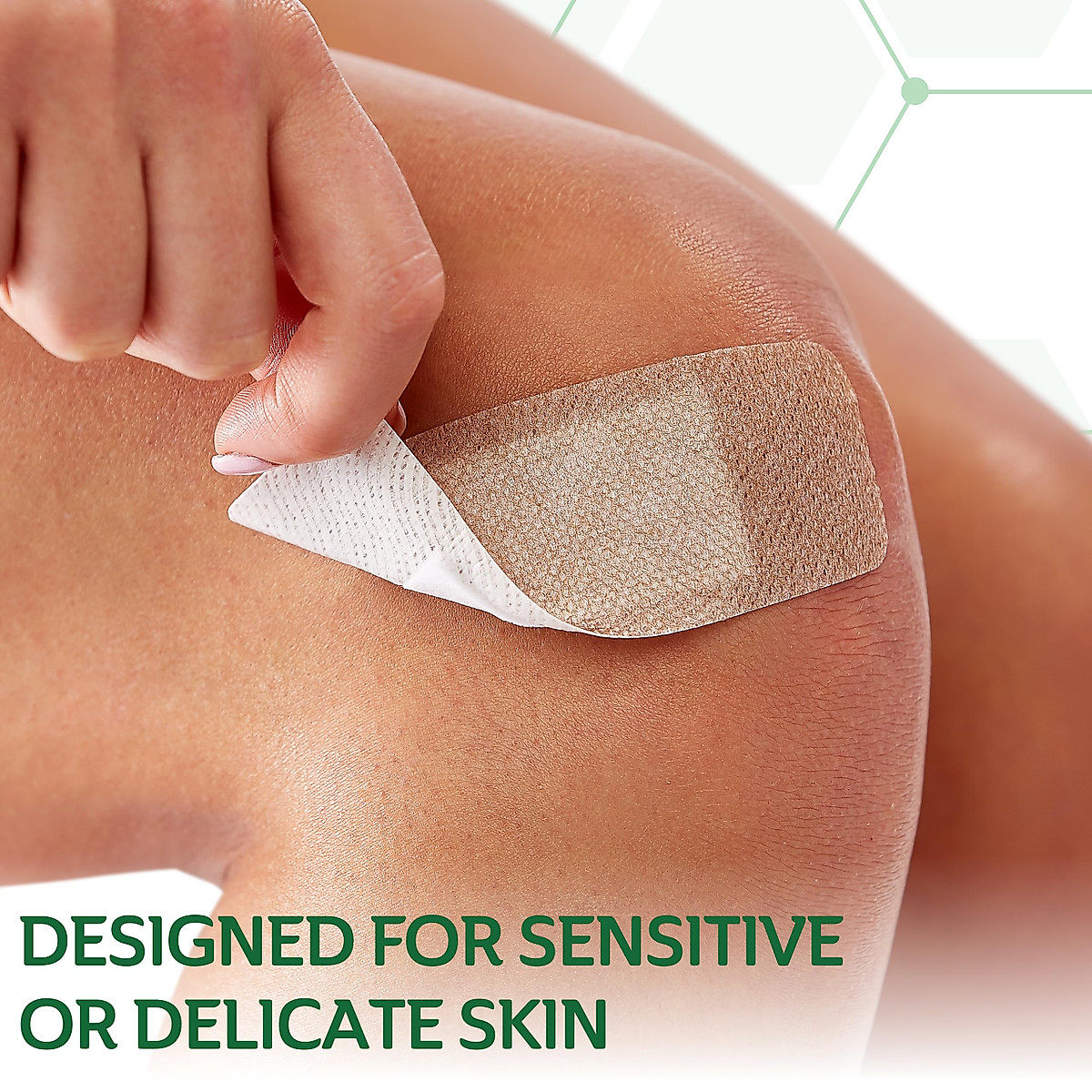 Curad Truly Ouchless Extra Large Silicone Bandages, Flexible Fabric, 8 count