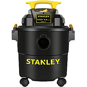 Stanley SL18115P Wet/Dry Vacuum, 5 Gallon, 4 Horsepower, 4.0 HP AC, Black