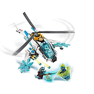 LEGO NINJAGO ShuriCopter 70673 Kids Toy Helicopter Building Set with Ninja Minifigures and Toy Ninja Weapons (361 Pieces)