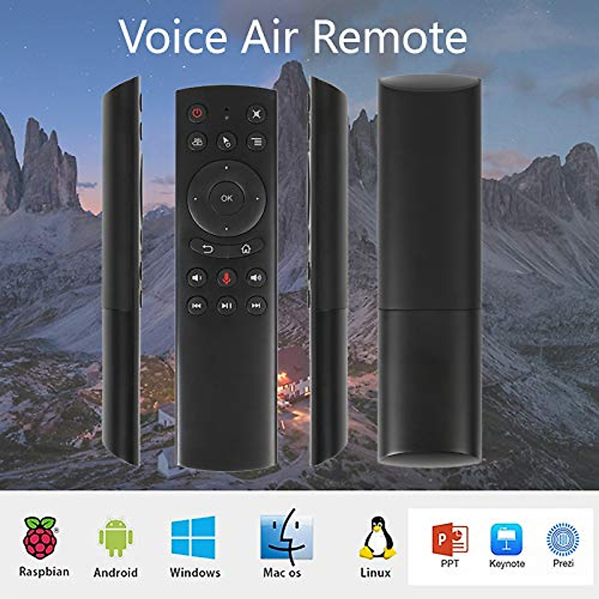 WeChip G20 Voice Remote Wireless Replacement Remote for Nvidia Shield(Versions Before 2019)/PC/Android TV Box/Smart TV