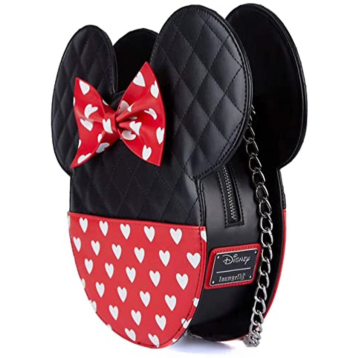 Loungefly Disney Mickey and Minni Valentines Reversible Crossbody Mickey And Minnie Mouse One Size