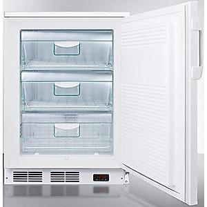 Summit VT65 Upright Freezer, White
