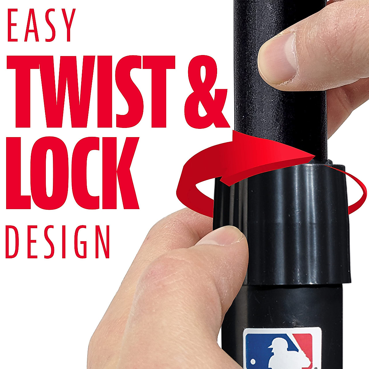 Franklin Sports MLB XT Youth Batting Tee,Black