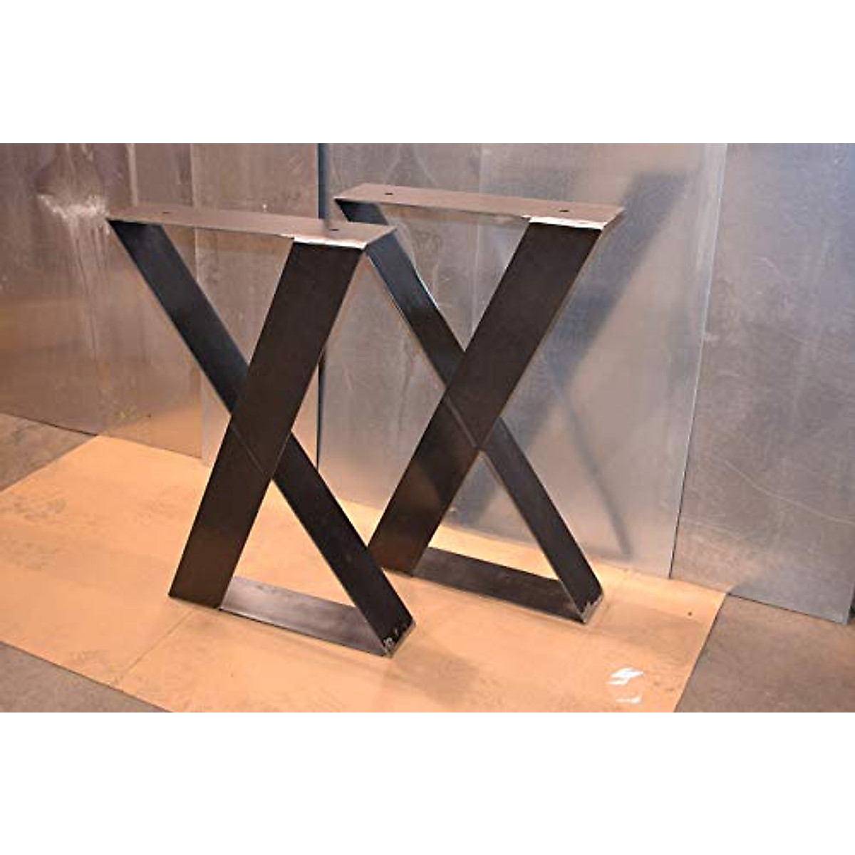 Metal Table Legs, HD Zig Zag Style - Any Size and Color