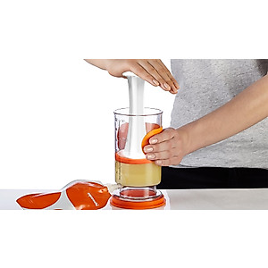 Squooshi Filling Station Baby Food Pouch Maker/Filler + 12 Large 5 oz Pouches for semi-Solid Foods