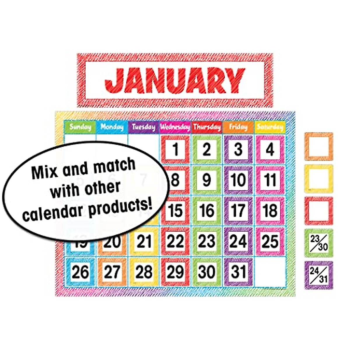 Teacher Created Resources Scribble Monthly Headliners (TCR3425)