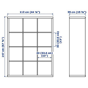 IKEA Kallax Shelf Unit, White