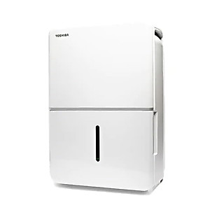 Toshiba 50-Pint 115-Volt ENERGY STAR MOST EFFICIENT Dehumidifier with Continuous Operation Function covers up to 4,500 sq. ft. TDDP5013ES2 w/ 1 Year Extended CPS Warranty Included (Renewed)